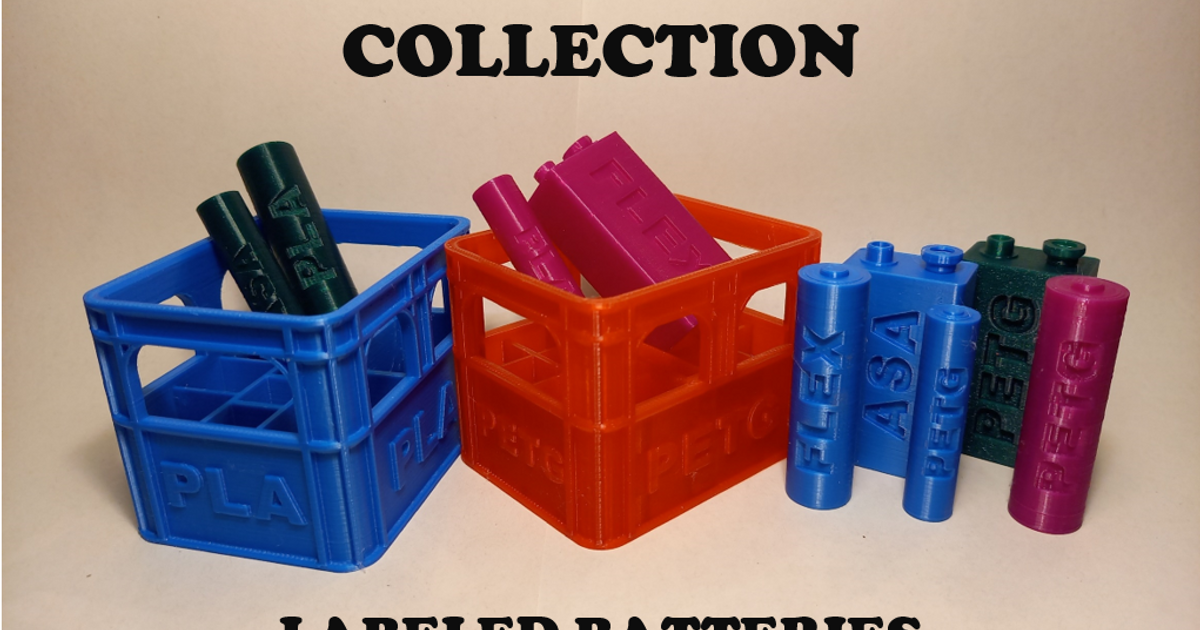 Battery Filament Samples collection by Repoholy | Download free STL ...