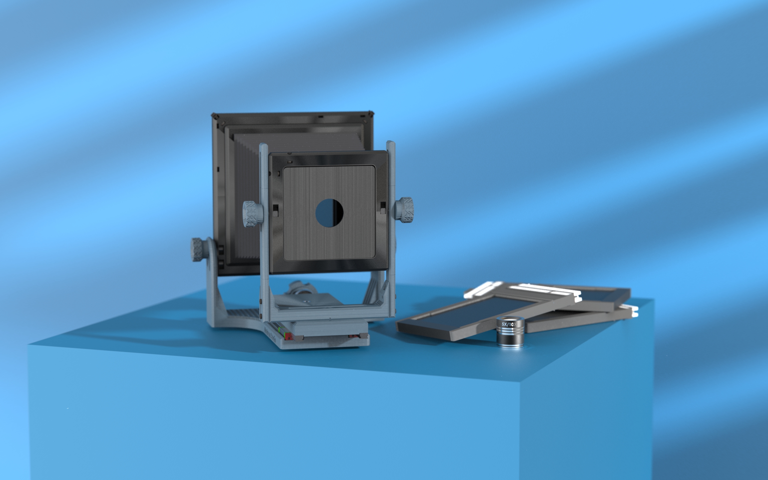 4x5 large format camera by Kevin Valverde | Download free STL model ...