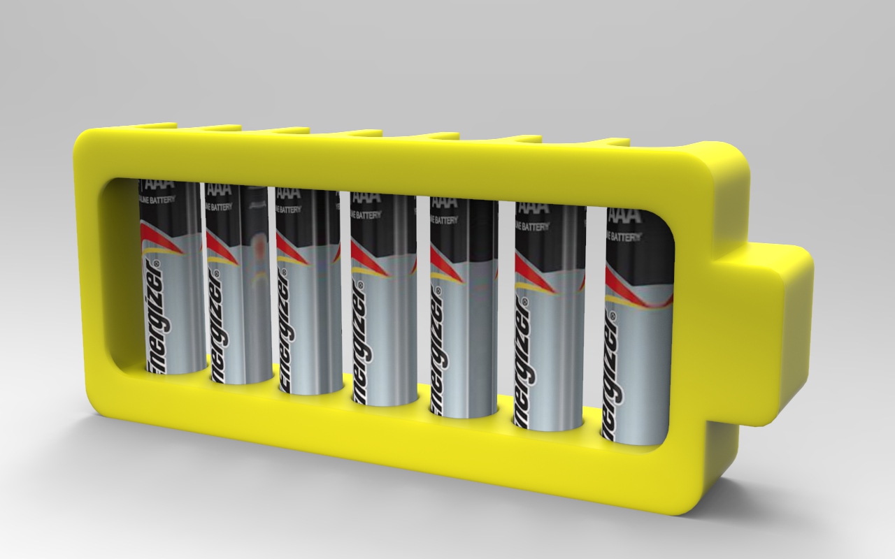 Battery of batteries // Battery Storage AAA by CaroEmmanuel | Download ...