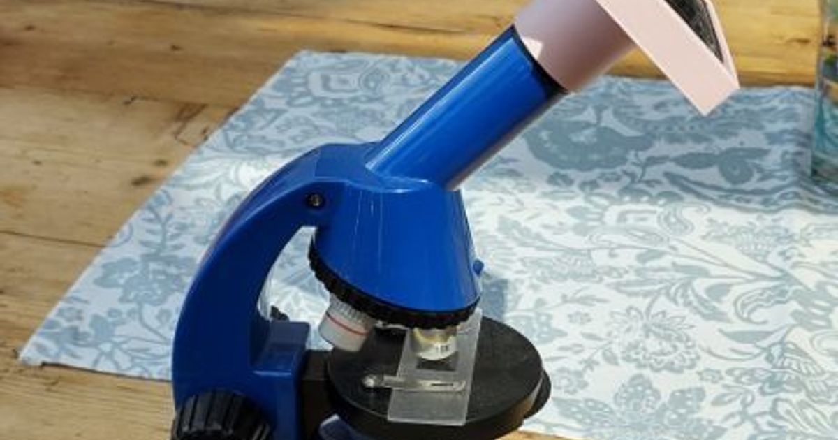 Phone holder for Kosmos microscope (modifiable; Motorola G6Plus) by ...