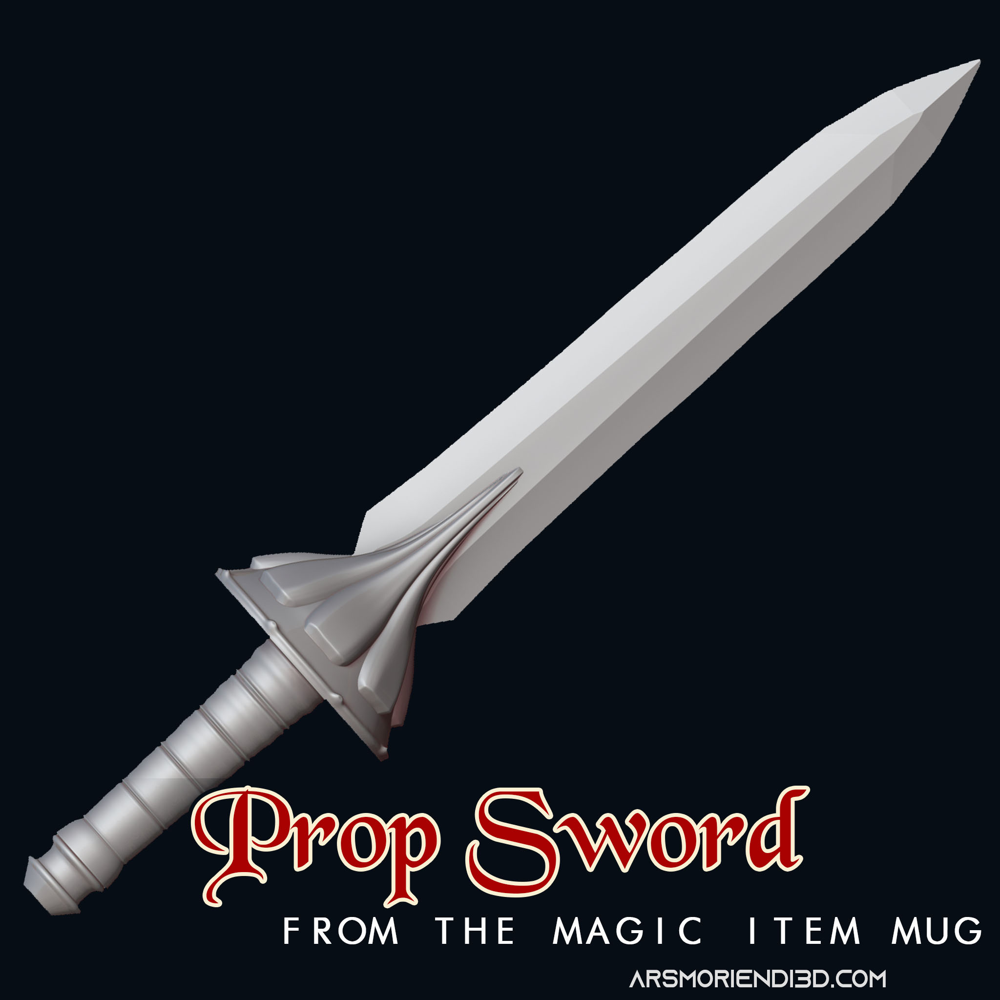 Prop Sword (from Magic Item Mug) by Ars Moriendi 3D | Download free STL ...