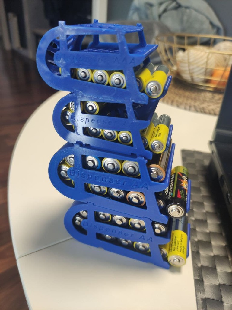 Battery Dispenser rotary stackable by Ljhtom (Javier Hernando ...