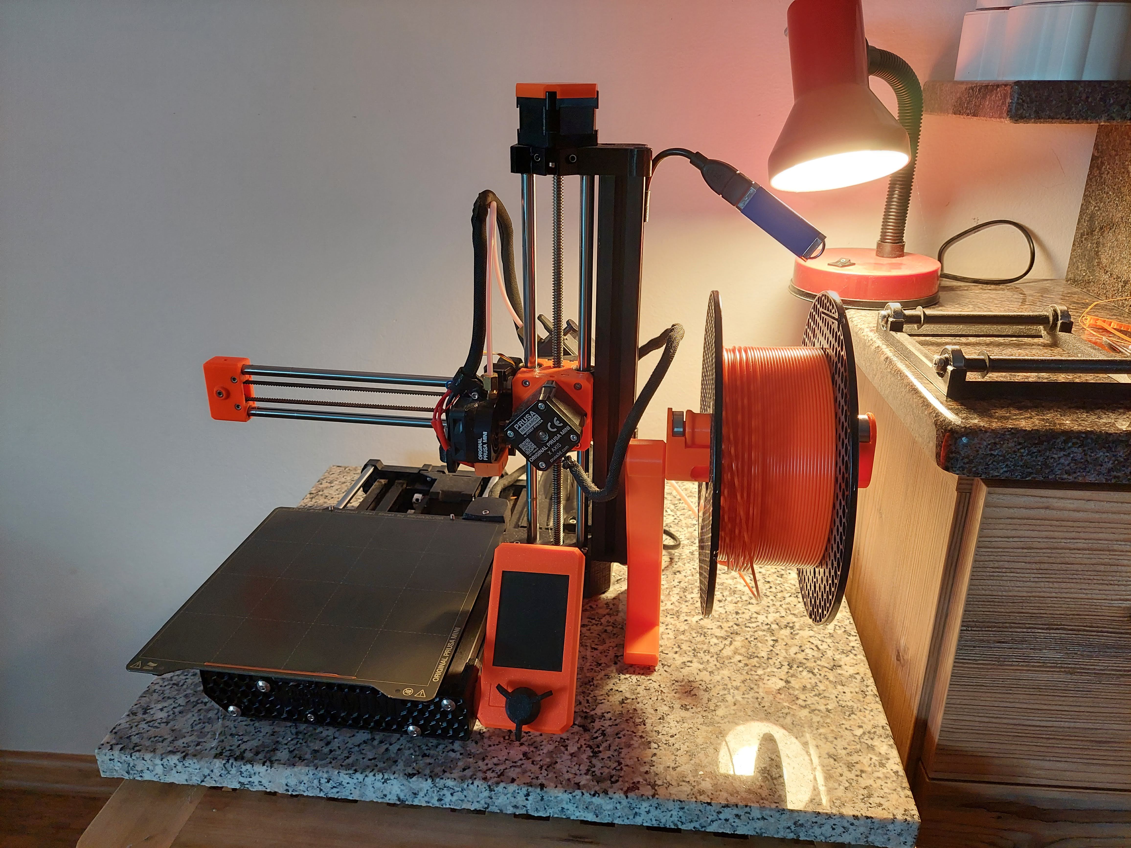 Prusa Mini Frankenstein Spool Holder by HerGiz | Download free STL ...