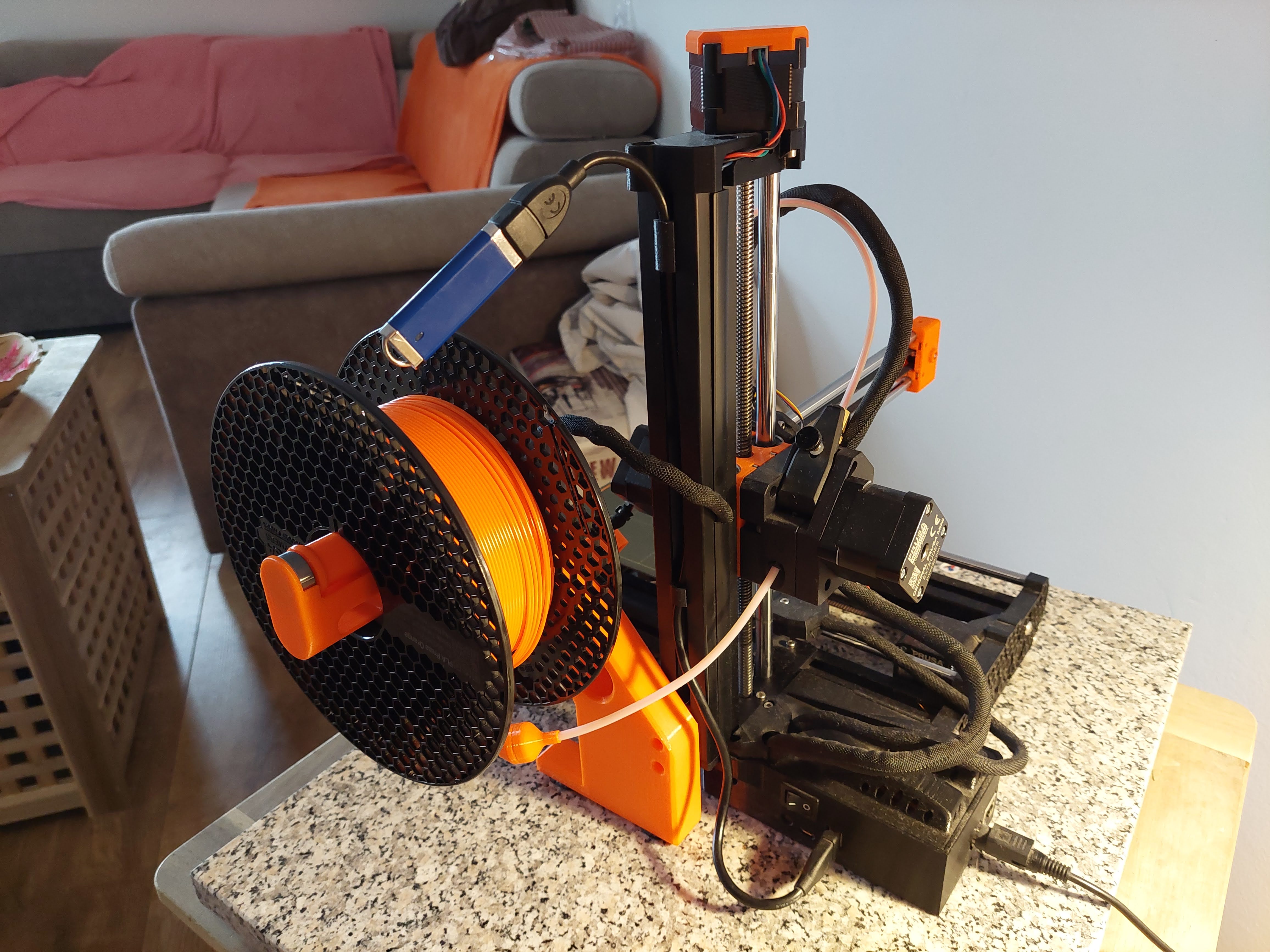 Prusa Mini Frankenstein Spool Holder par HerGiz | Téléchargez ...