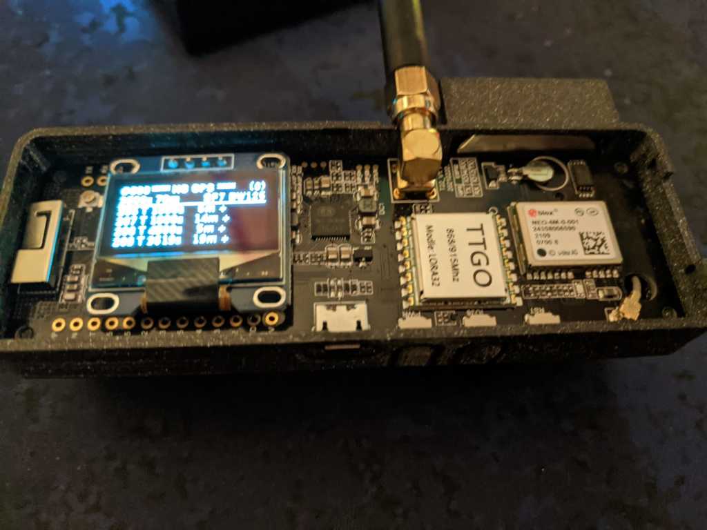 TTGO T-Beam V1.1 case for big GPS antenna by FAB1150 | Download free ... TTGO T-Beam V1.1 case for big GPS antenna by FAB1150 | Download free ...