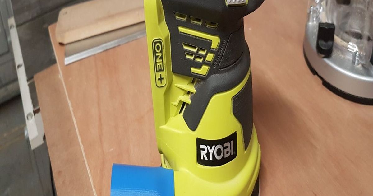 Ryobi Random Orbit Sander (R18ROS) Expanded Dust Port by ...