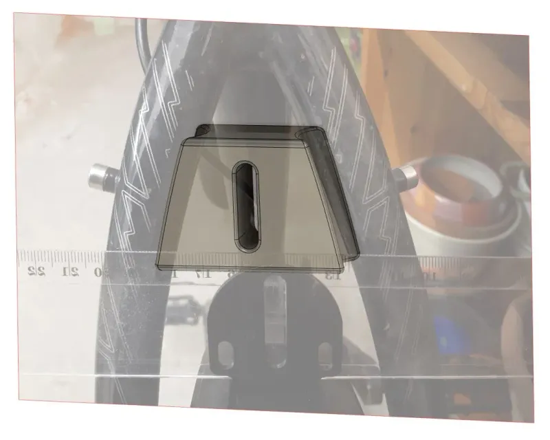 MTB mudguard brackets by MaHer | Download free STL model | Printables.com