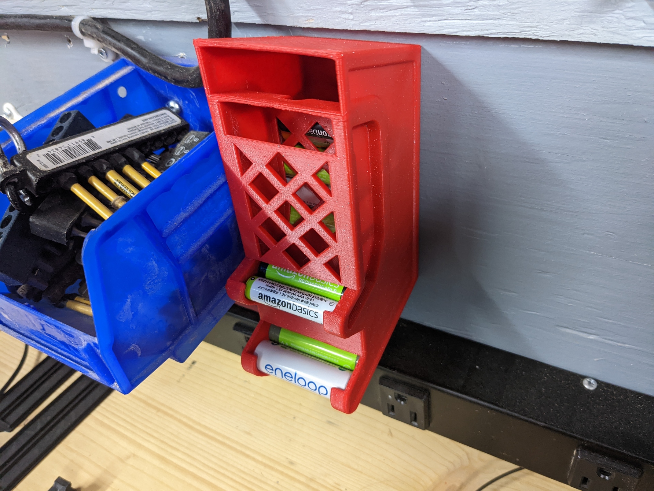 Wall Mounted AA and AAA Battery Dispenser by Daniel Valadas | Download ...