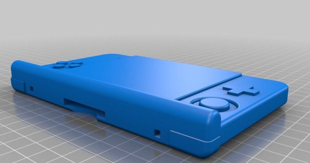 Nintendo 3DS XL Base by another gary | Download free STL model ...