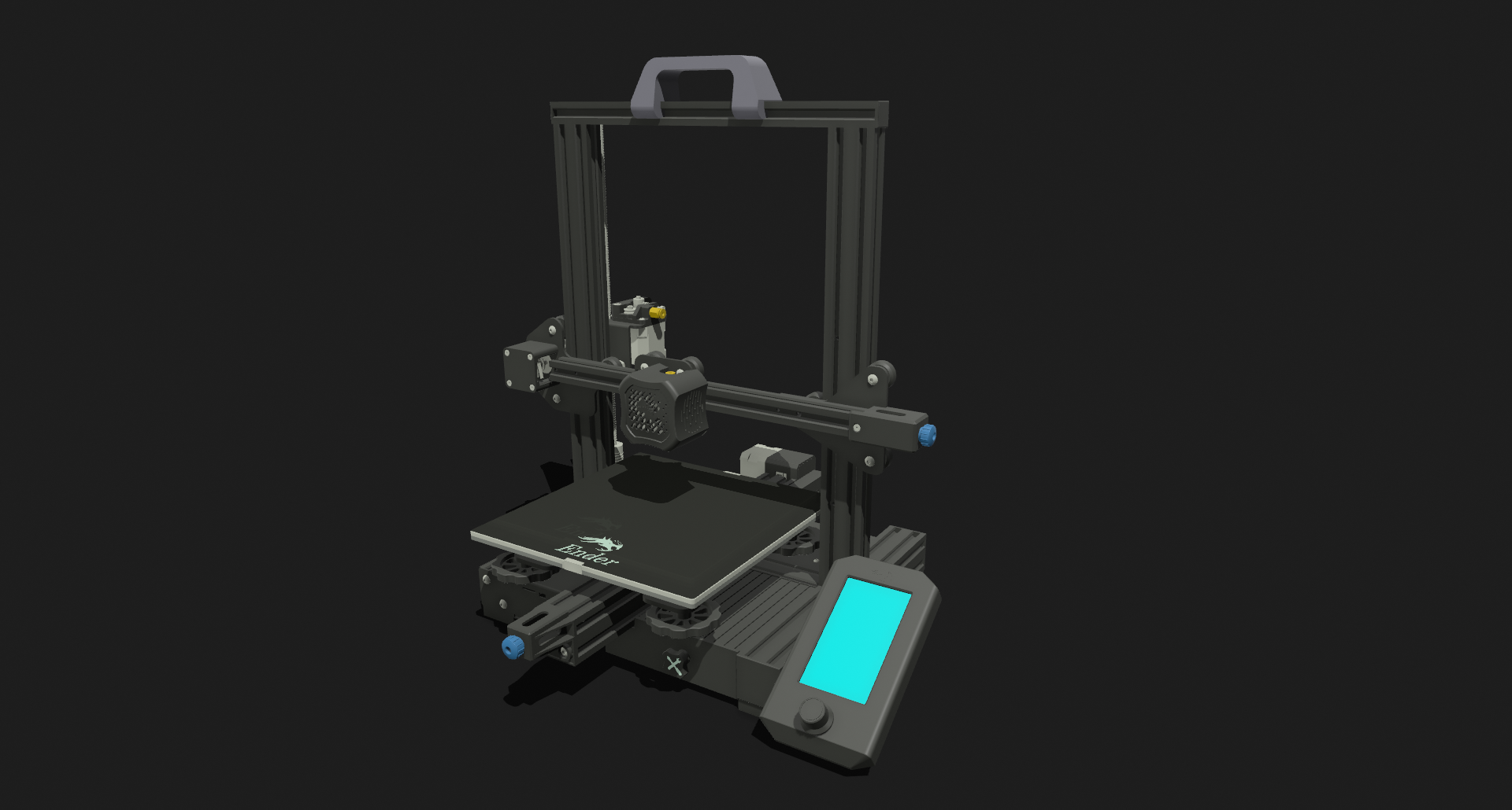 3D PRINTER HANDLE FOR ENDER 3 ENDER 3 V2 ALL 3D PRINTERS WITH 2020 ...