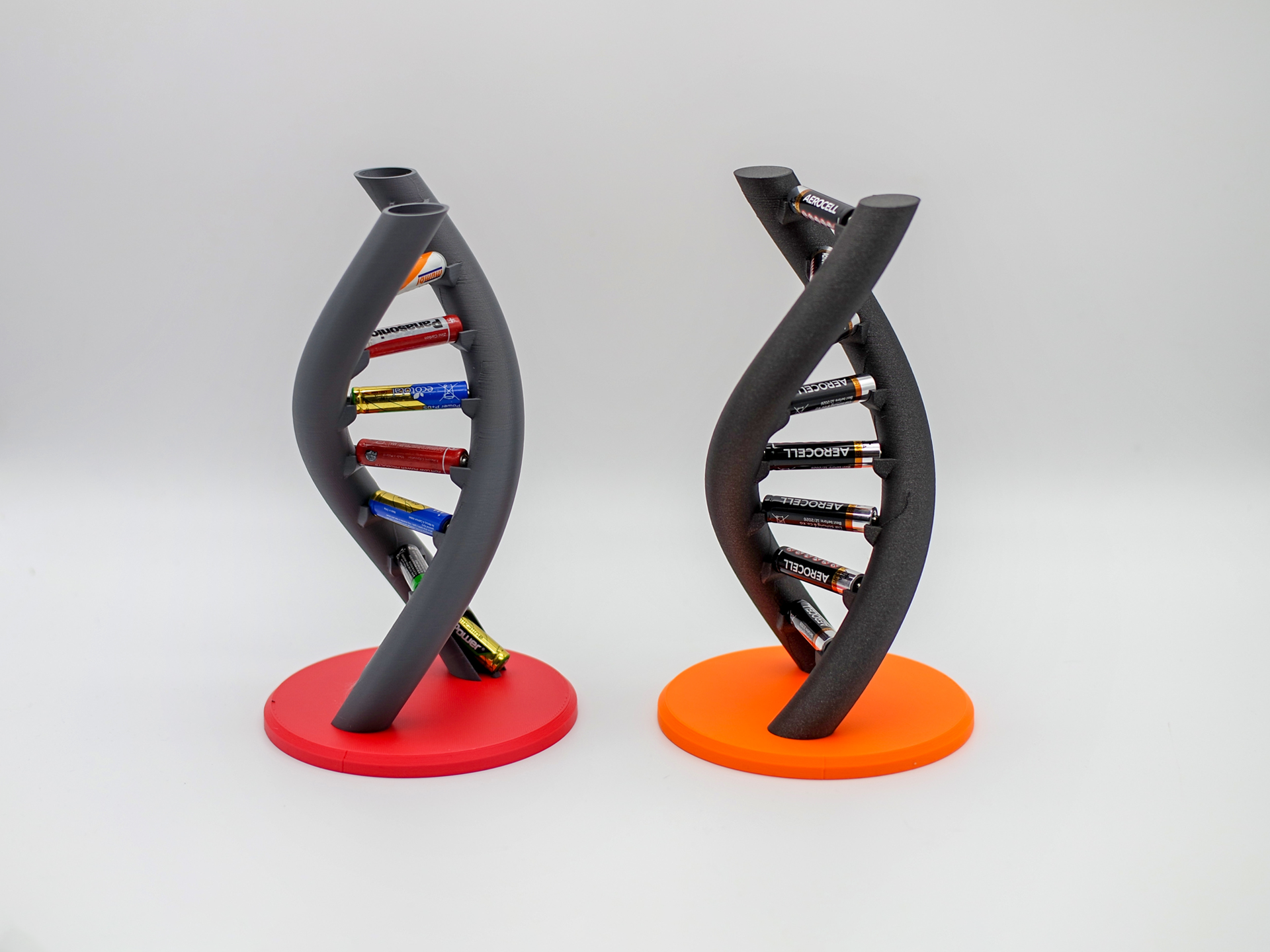 Double Helix AAA Battery Holder - with optional extra compartment by ...