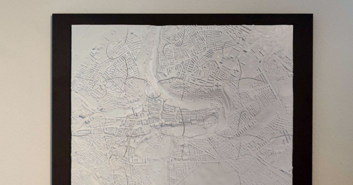 Topographic map - Bern, Switzerland by Lars Brockmann | Download free ...