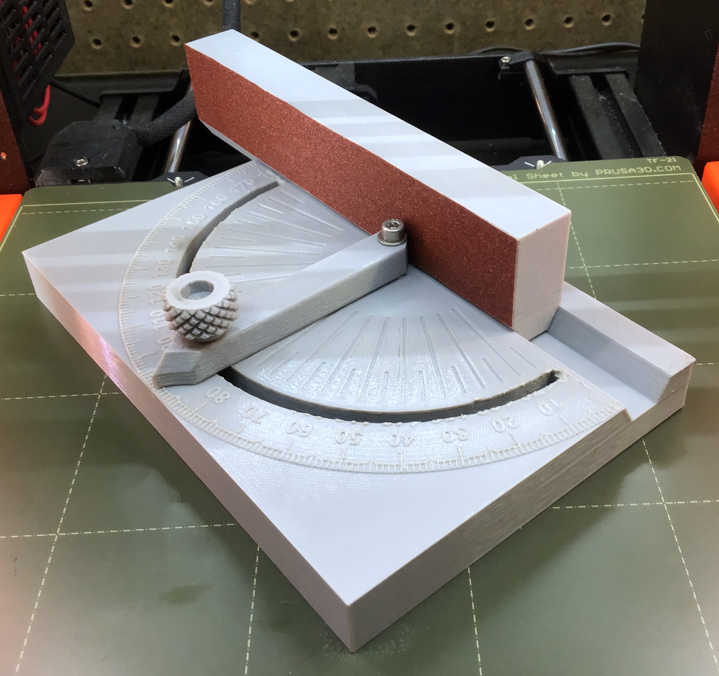 Precision Miter Sanding Tool for Model Making V2 by harbormaster ...