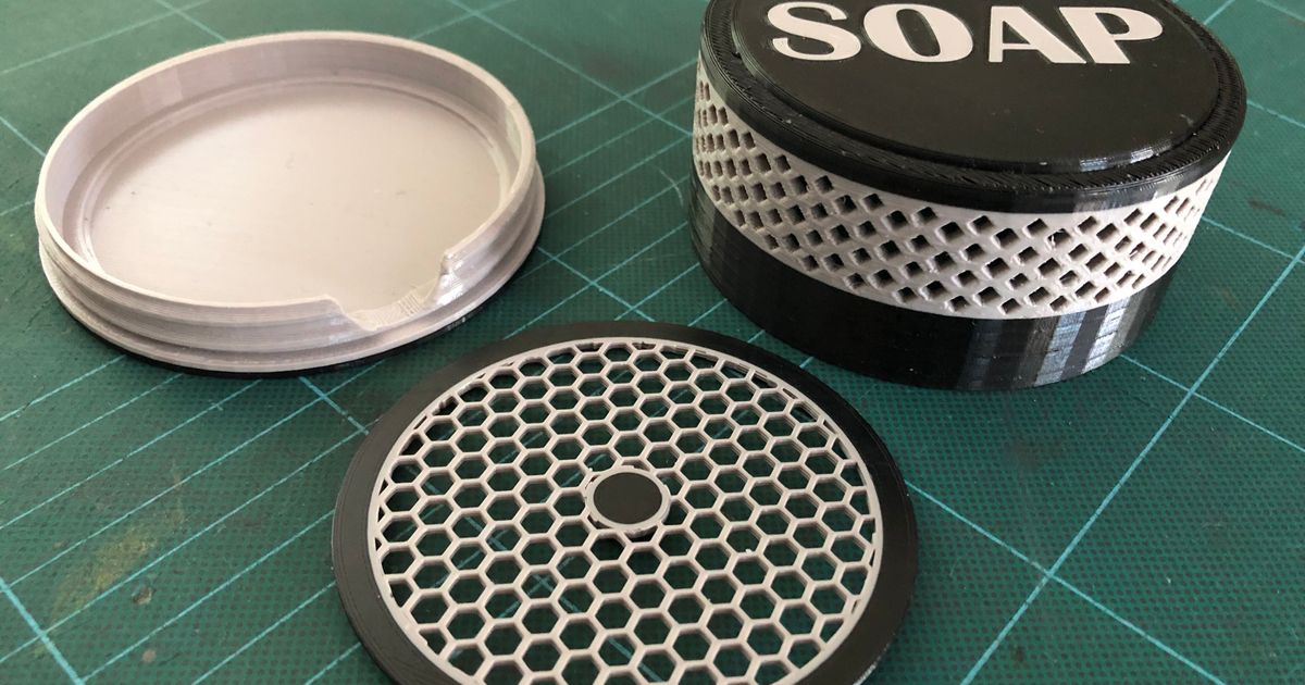 Stackable Round Soap Box by Regis | Download free STL model ...