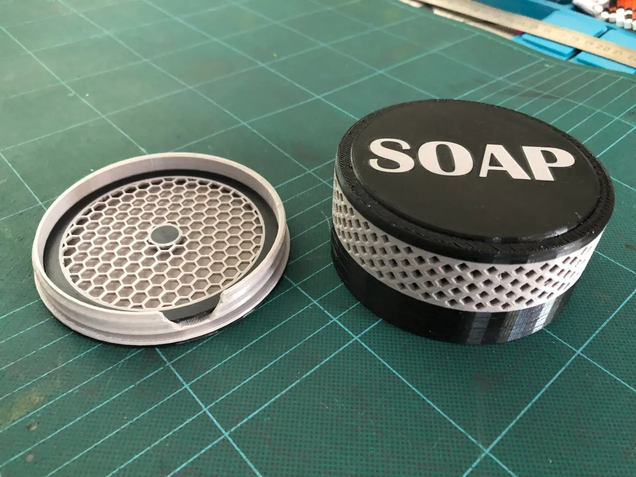 Stackable Round Soap Box by Regis | Download free STL model ...