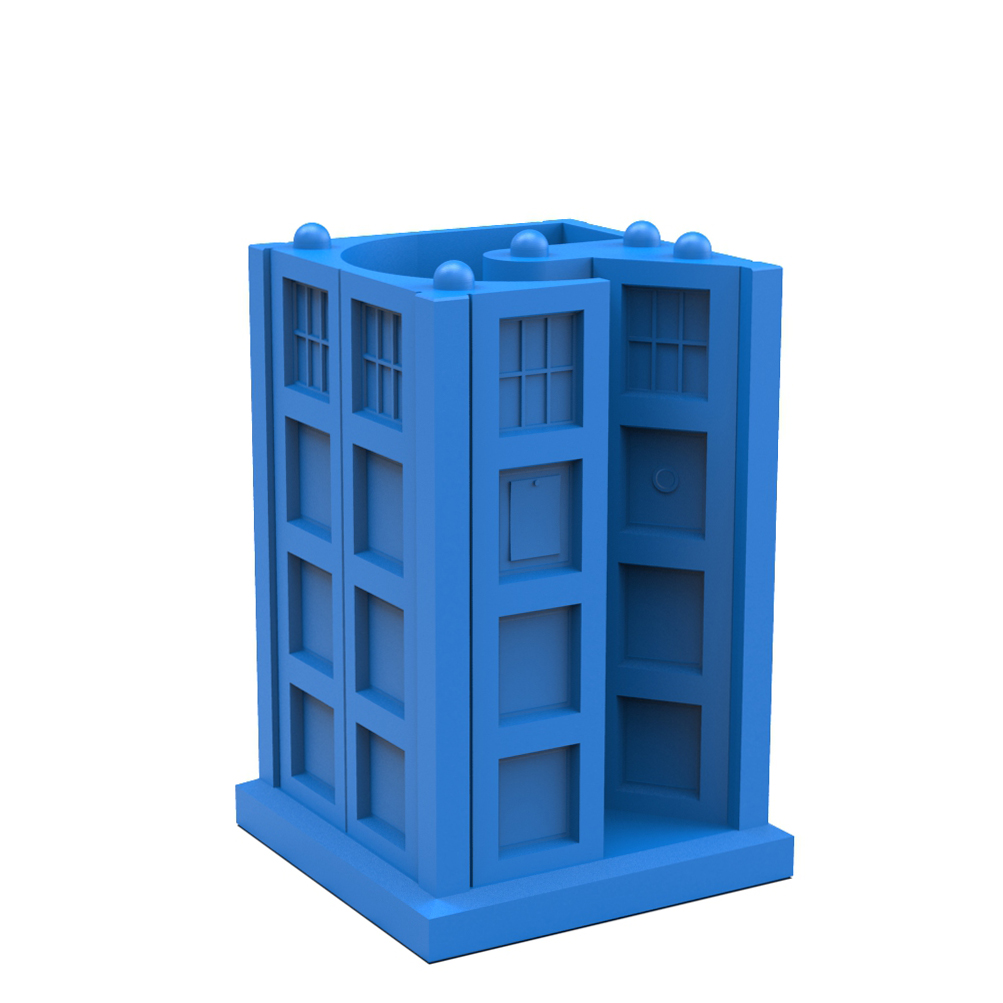 Tardis Dice Tower von Walker Studio Works | Kostenloses STL-Modell ...