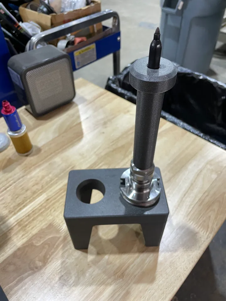 Spring Loaded Sharpie Holder for CNC Machine by James York | Download ...