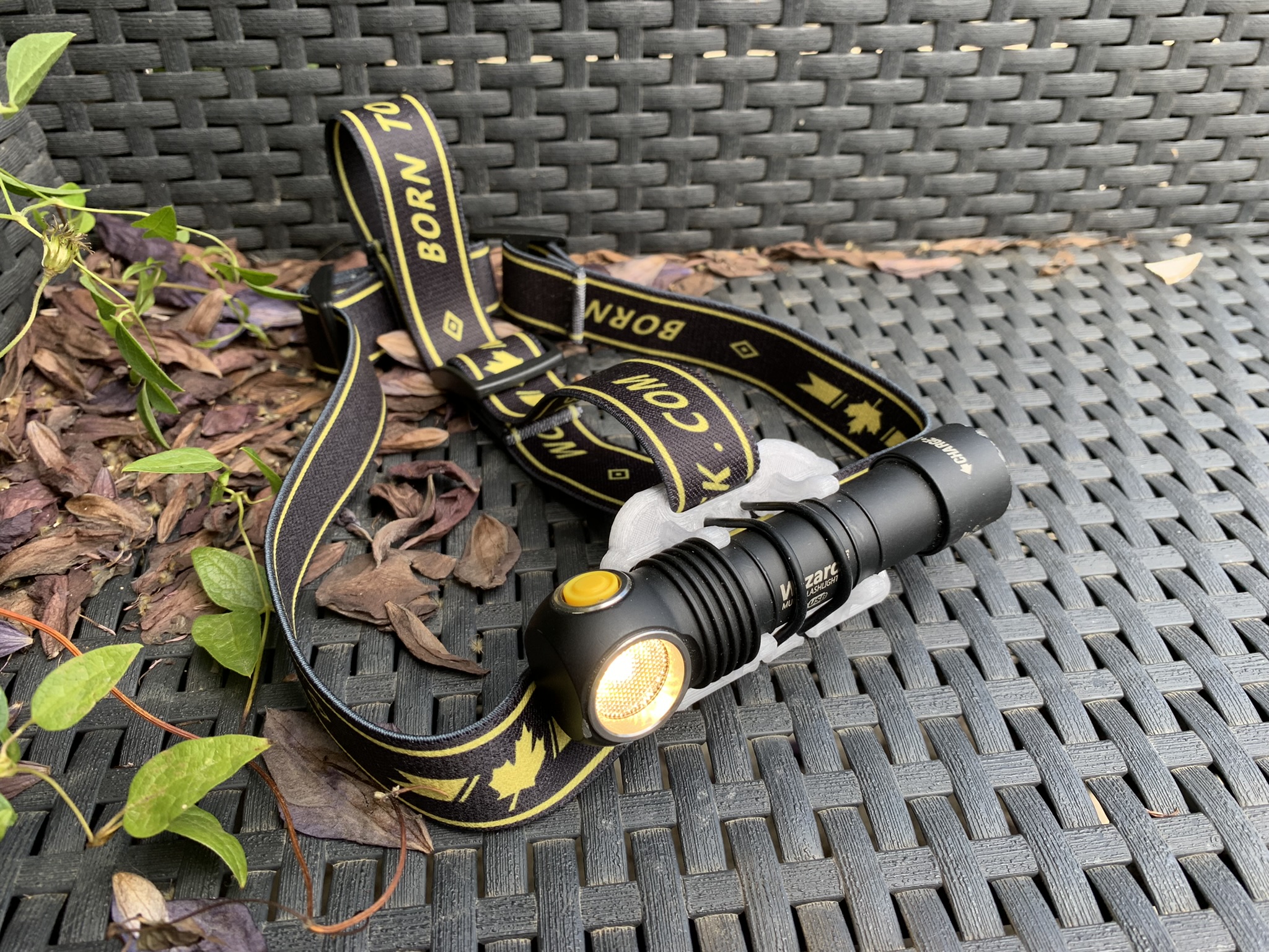 Head mount for Armytek Wizard with rubber ring (+other 18650 lights) by ...
