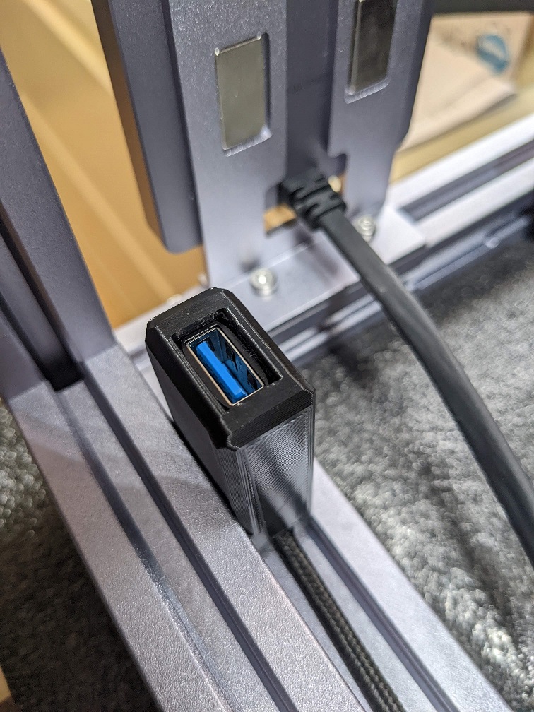 Snapmaker Enclosure USB Extension Holder by salois | Download free STL ...