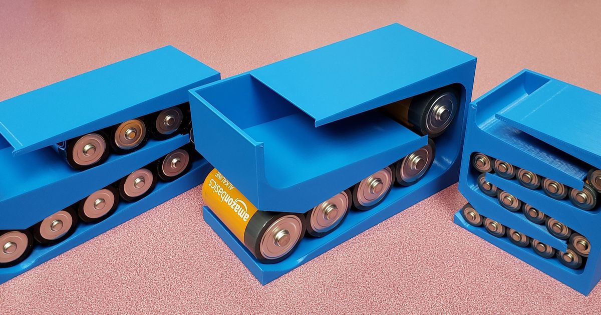 Parametric battery dispenser par Gabe Yoder | Téléchargez gratuitement ...