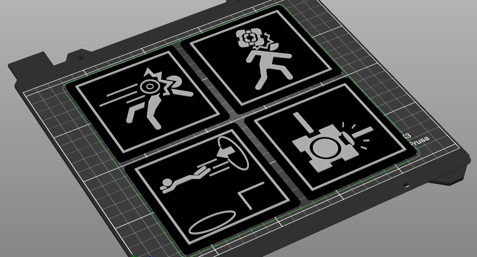 Portal Drink Coasters by trutgers | Download free STL model ...