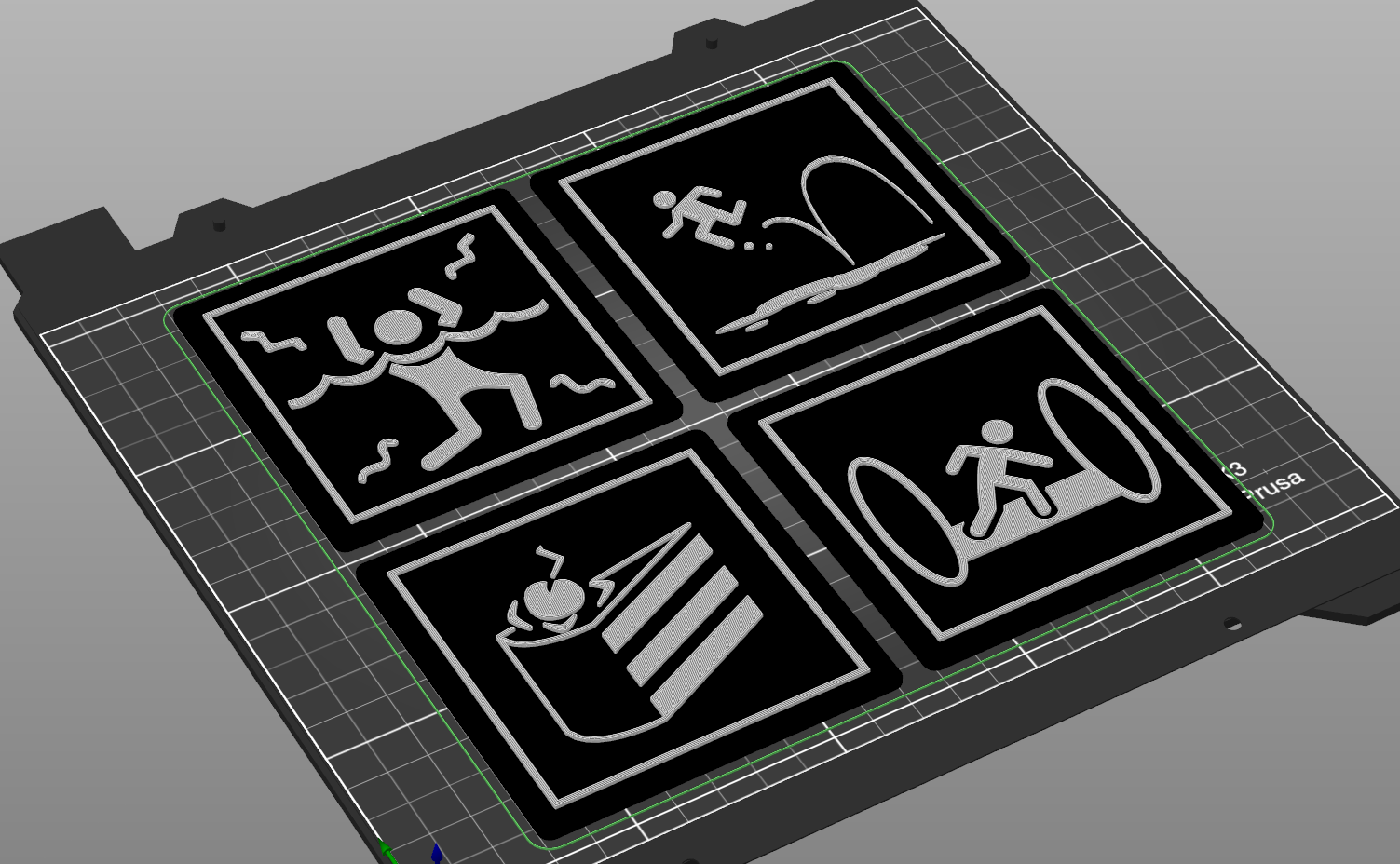 Portal Drink Coasters by trutgers | Download free STL model ...