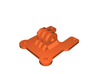 FPV drone GoPro mount by FRUGOL | Download free STL model | Printables.com