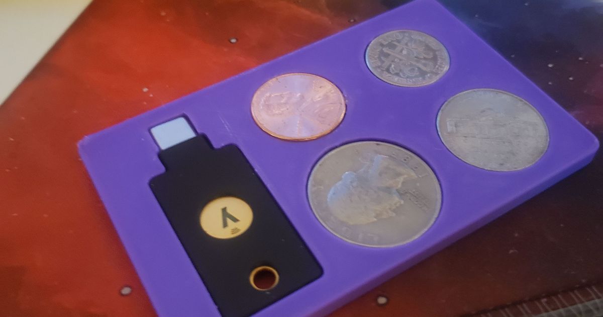 yubikey usbC credit card by Mrvfx | Download free STL model ...