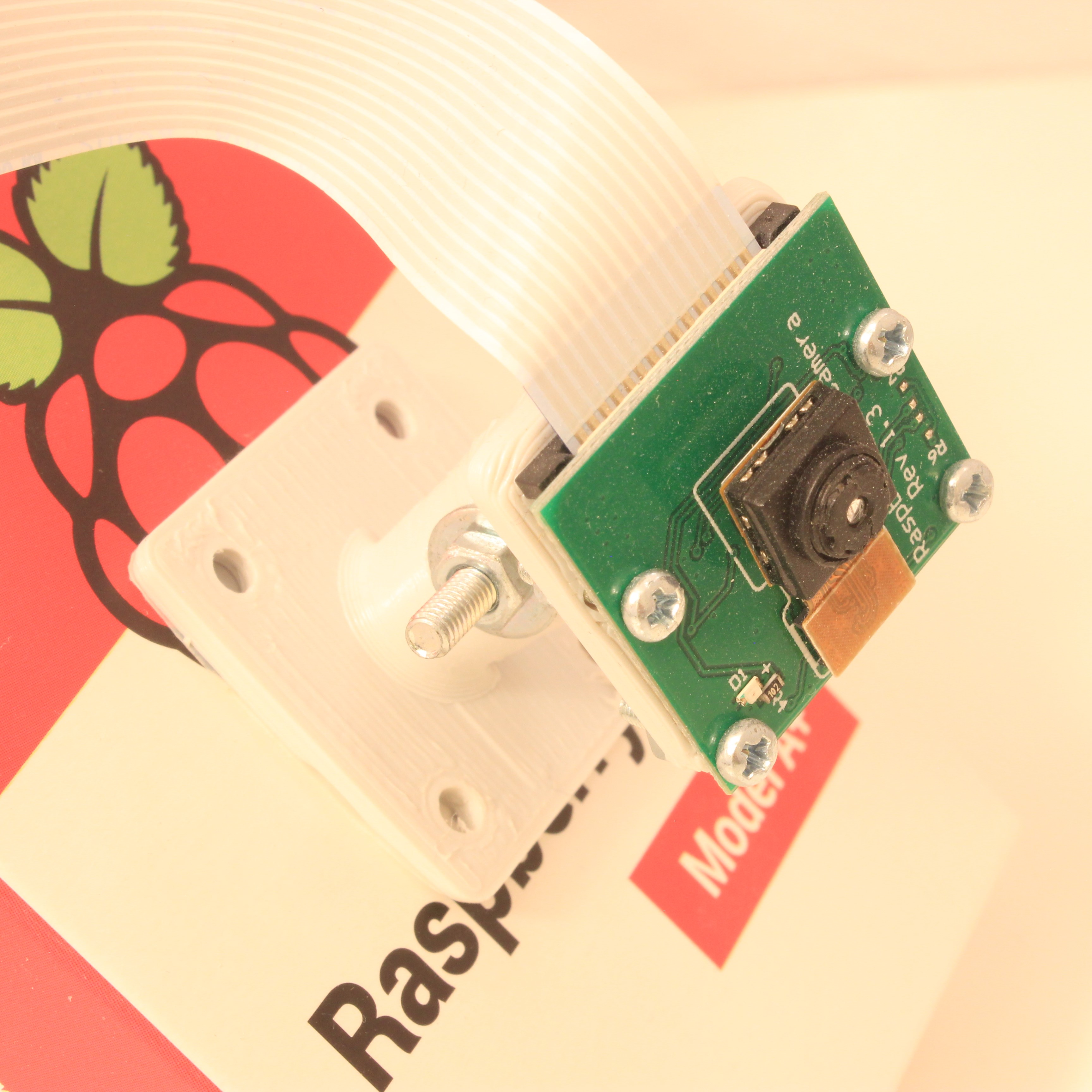 Raspberry Pi Camera Ball Mount Octoprint by Project18 | Download free ...