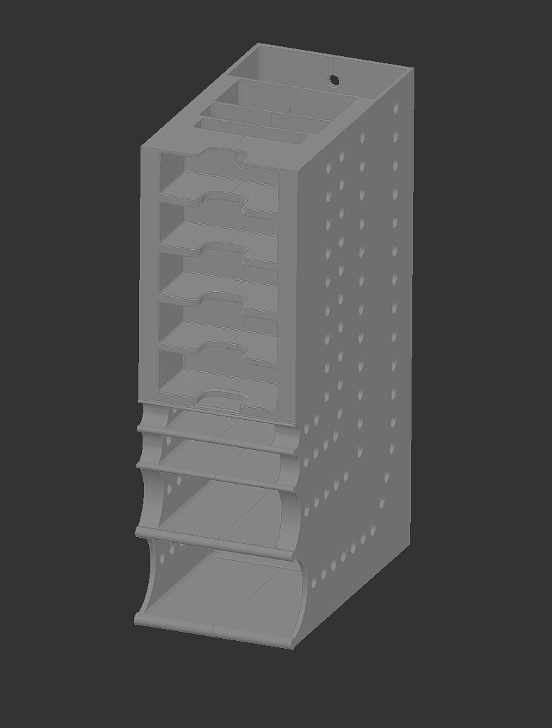 Wall Mount / Table Top Battery Storage Case by DDS-3D Printing & Design ...