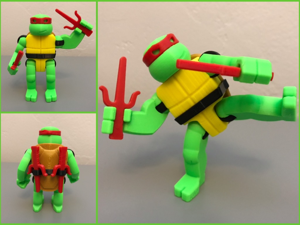 TMNT Action Figures by Dragon Mountain Design | Download free STL model ...
