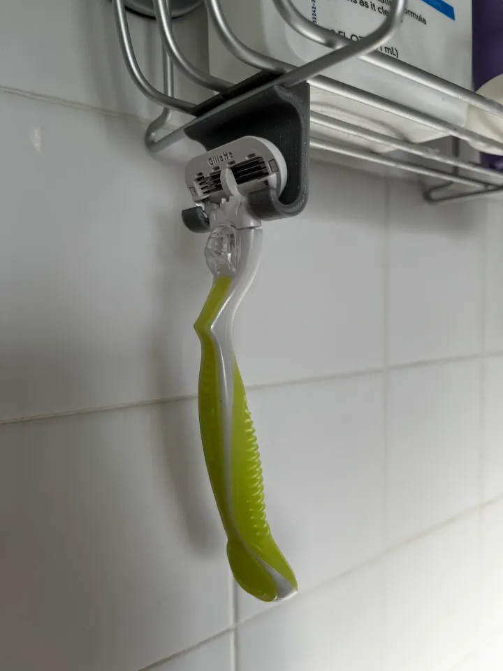 Razor Hanger for a Shower Caddy by xdcmx | Download free STL model ...