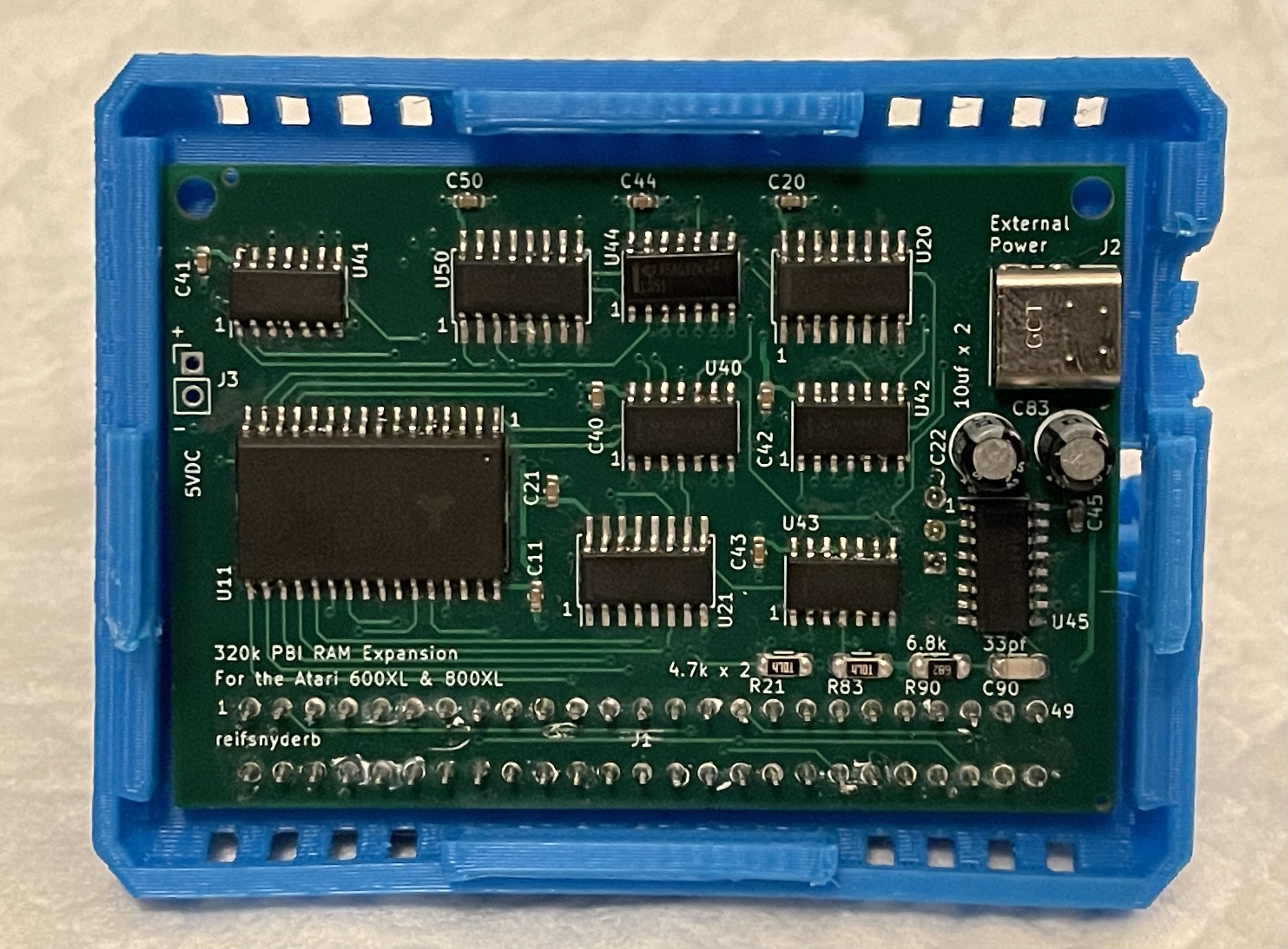 Atari 1065 320K PBI RAM Expander Revision 1 Enclosure V 1.0 by scorpio ...