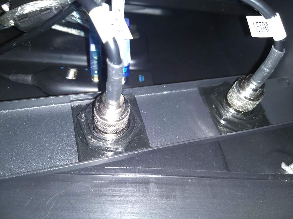 M28 Panel Mount SO-239 by Slack | Download free STL model | Printables.com