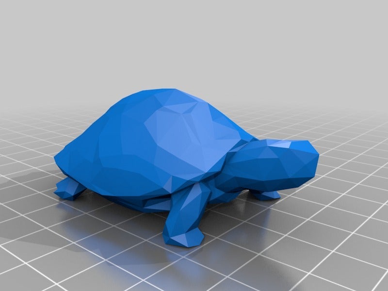Low Poly Schildkröte by GrimbiXcode | Download free STL model | Printables.com
