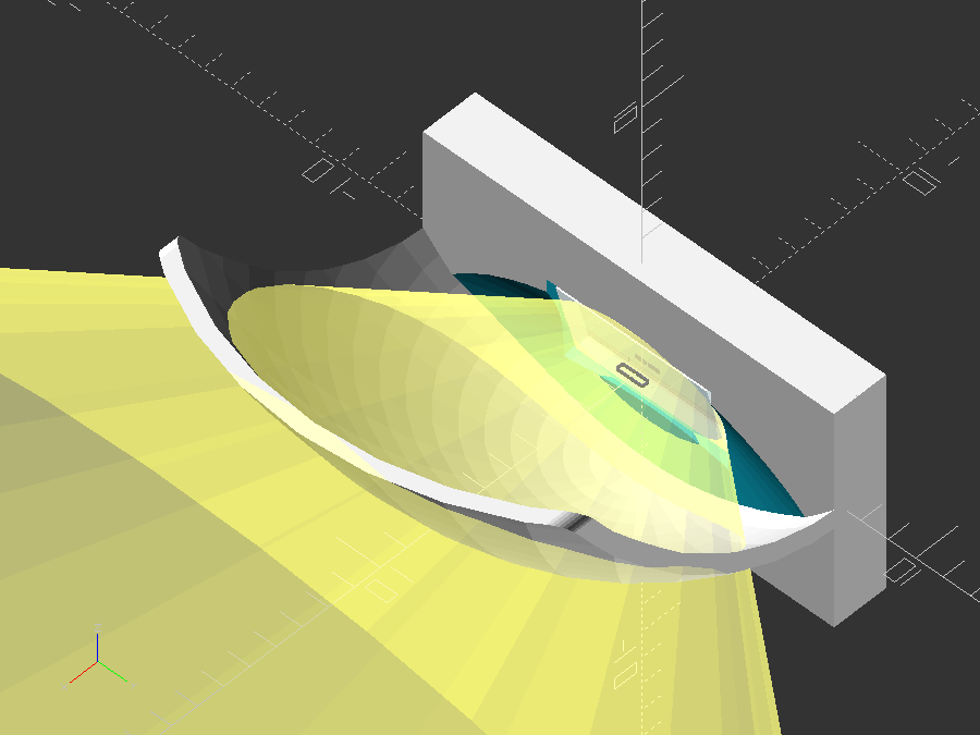 LED parabolic headlight by Jack | Download free STL model | Printables.com