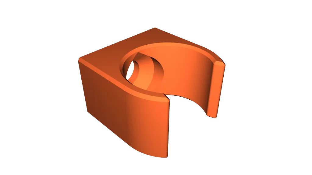 Electric cable clamp 16mm by raf_ds | Download free STL model ...