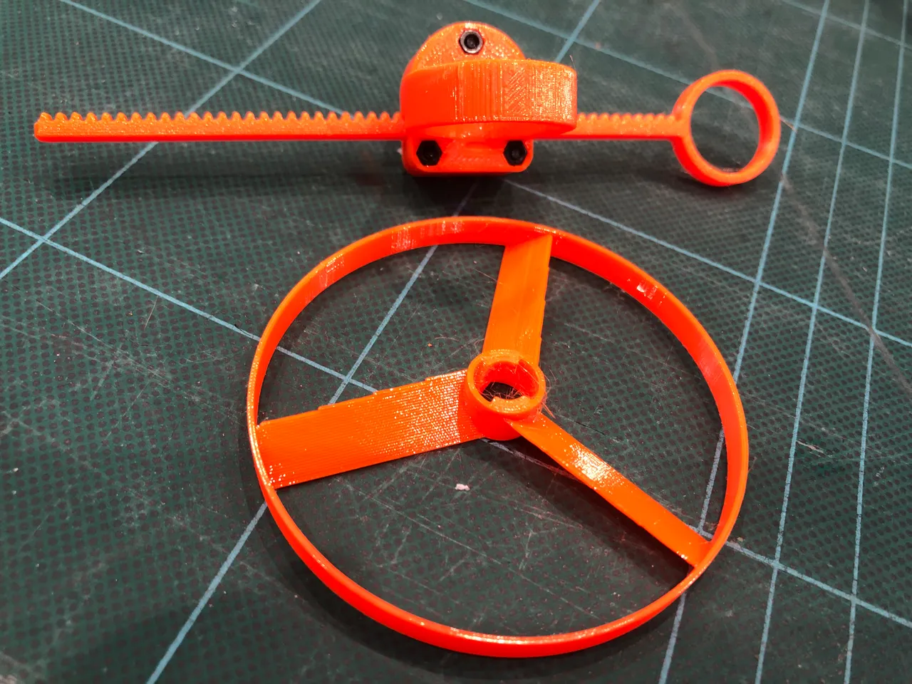 Pull Copter Finger Ring - M2 Nuts added by Regis | Download free STL ...
