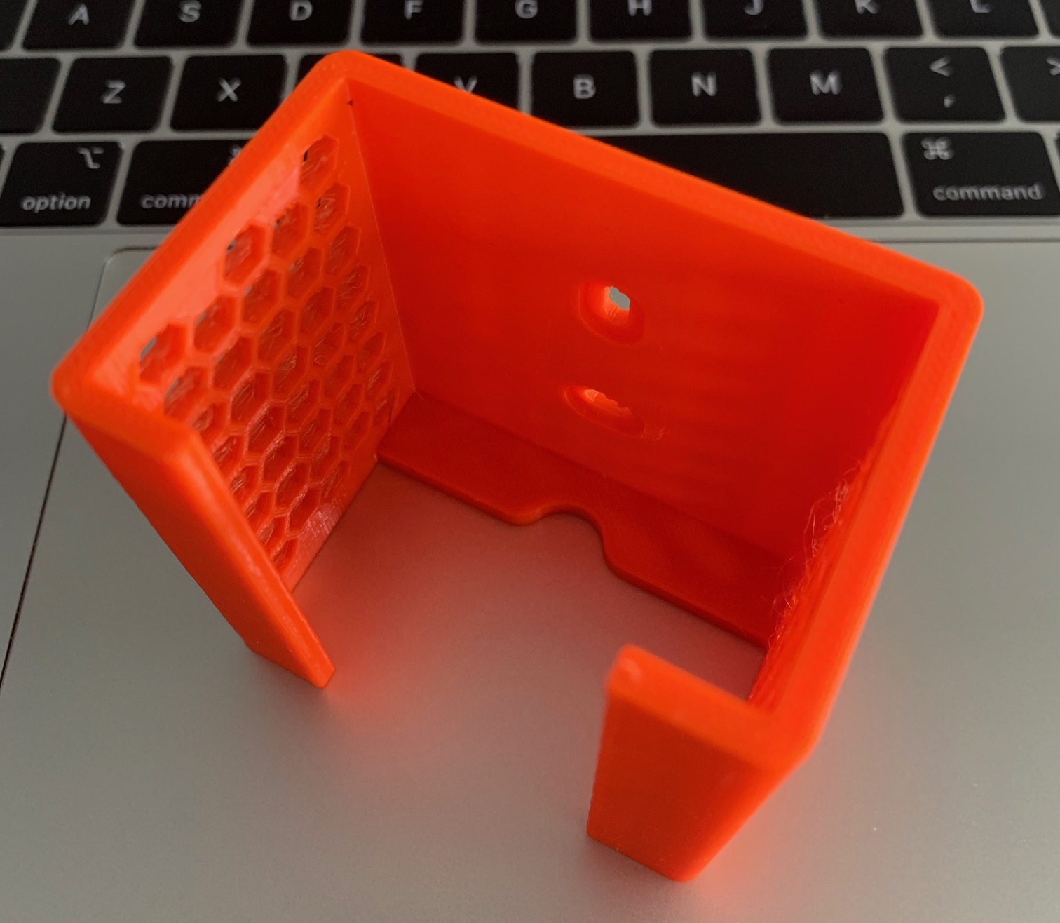 mikroTik power adapter wall holder by tm | Download free STL model ...