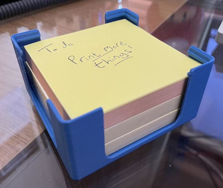 Gridfinity post-it sticky notes stack container by Jake | Download free ...
