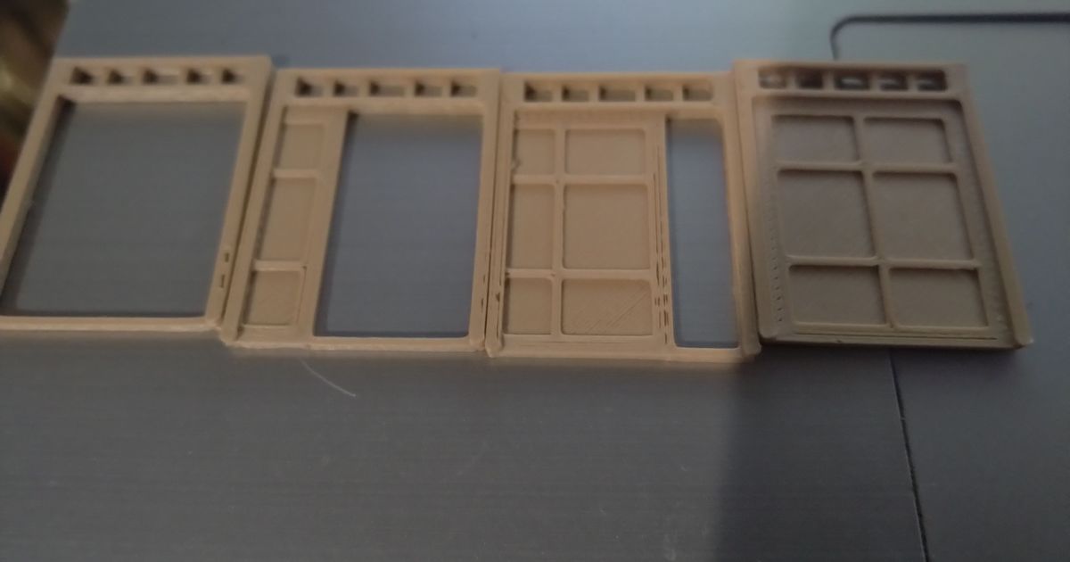 Ho Scale Freight Door Collection by Redneck Engineer | Download free ...