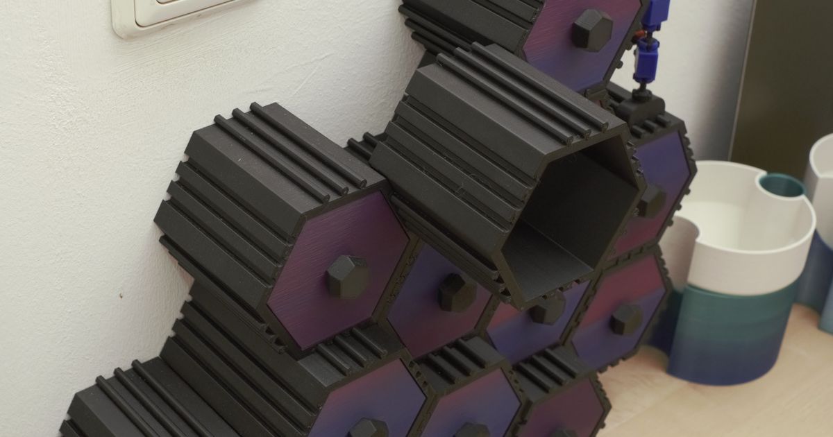 Hexabox (modular and interlocking storage system) od autora Mario ...