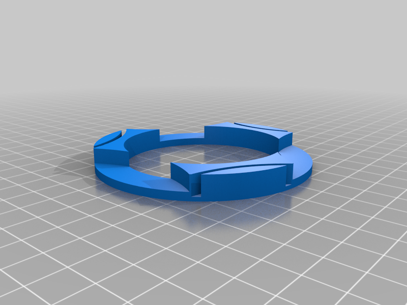 Trefoil jar ring holder by keegan | Download free STL model ...