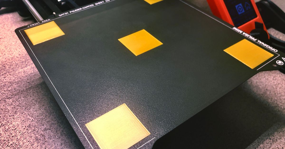 Perfect First Layer Test by kosteklvp | Download free STL model ...