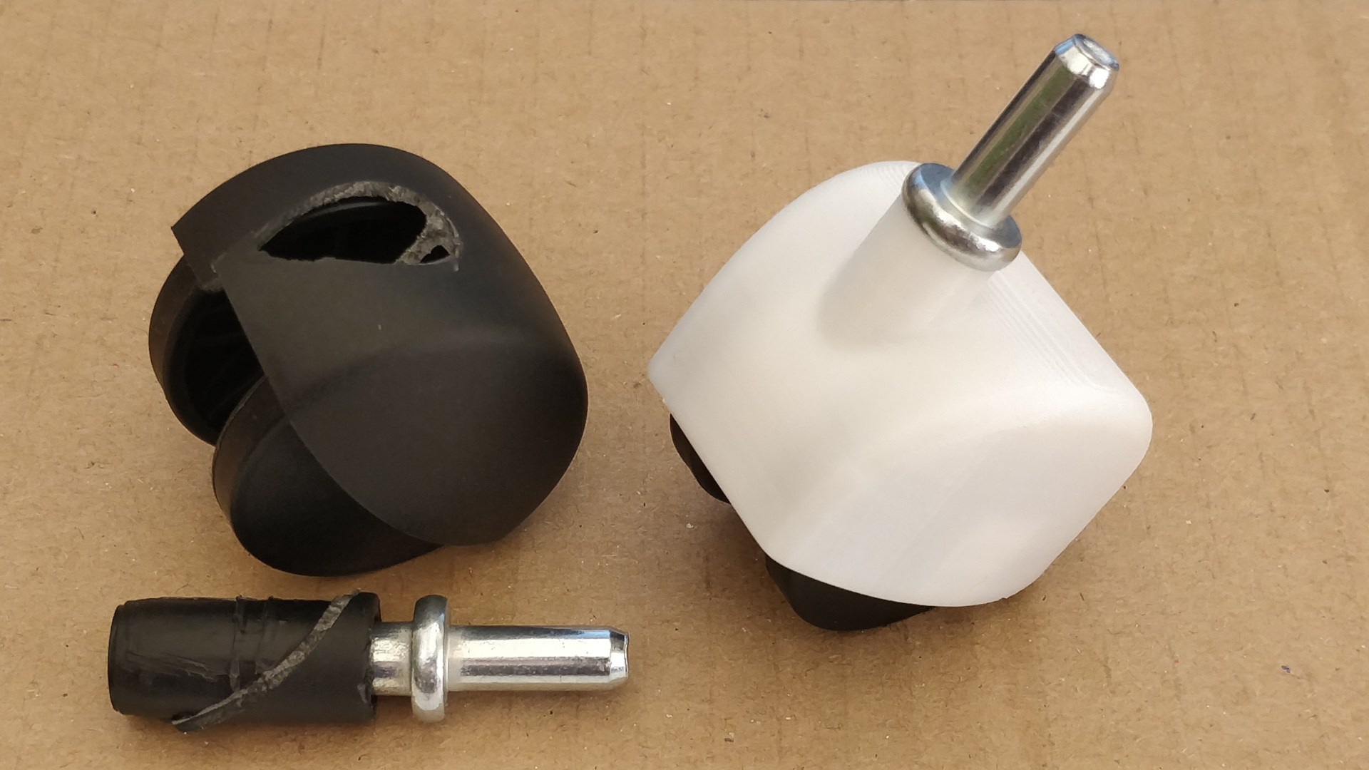 Caster Replacement Body by spontaniel | Download free STL model ...