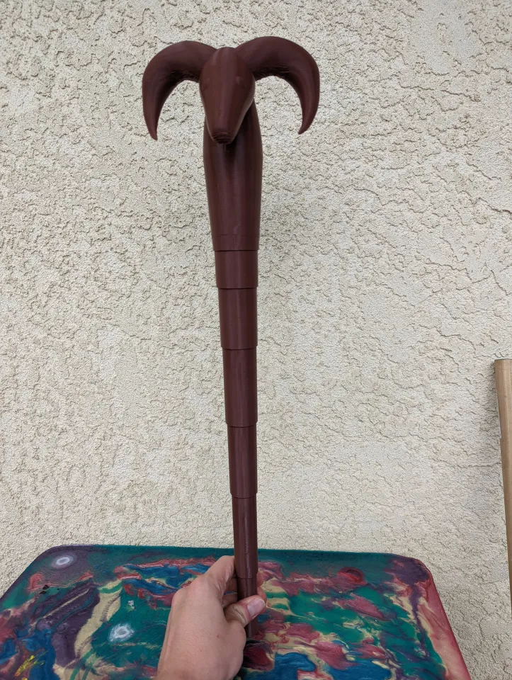 Ram Collapsing Staff, Update 1 by deinfinityx | Download free STL model ...