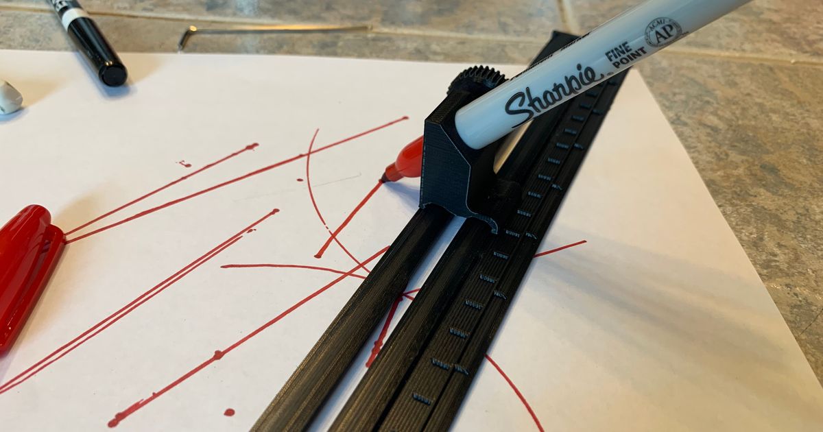 (Updated)The Tool Sharpie 3 in 1 - Compass, straight line, and ruler ...