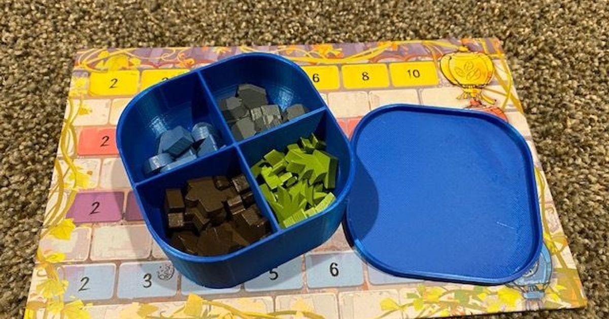 Resource Organizer (4 Spaces) by tjdesign | Download free STL model ...