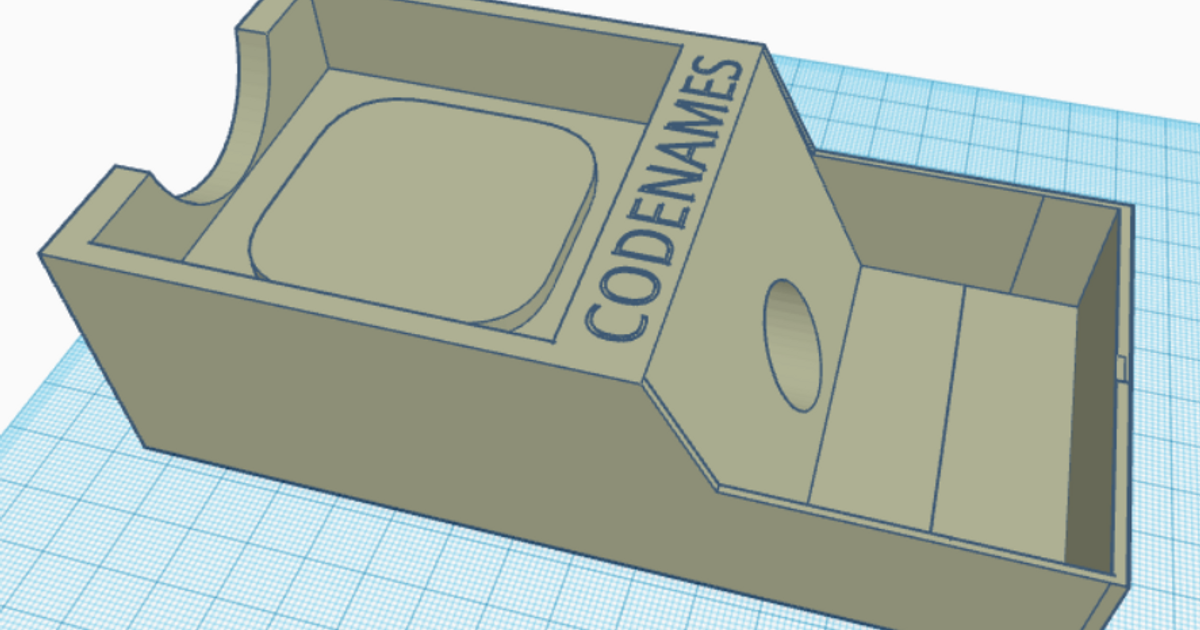 Codenames Insert Remix by tjdesign | Download free STL model ...