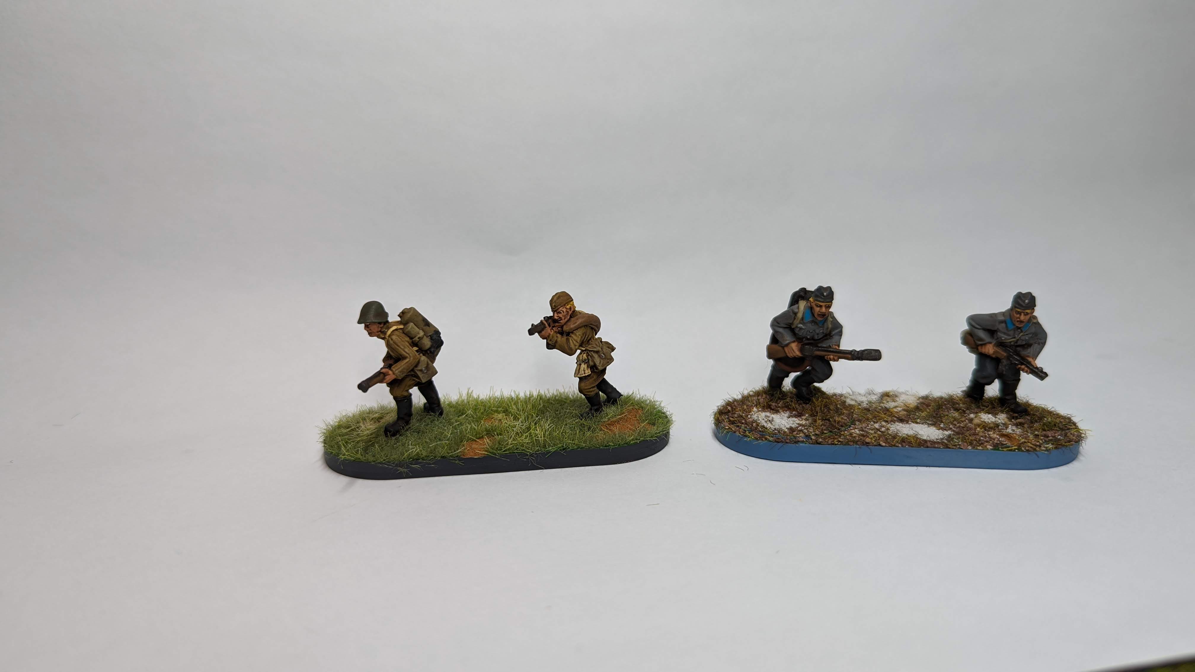 Two Man Unit Group Base for 28mm Miniatures by PH | Download free STL ...
